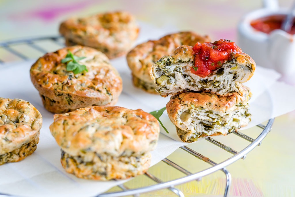 Savory Egg Muffins - Kidney Kitchen