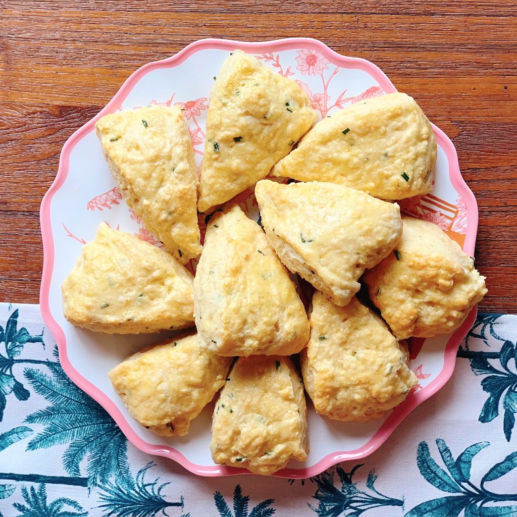 Cheddar Chive Scones - Kidney Kitchen