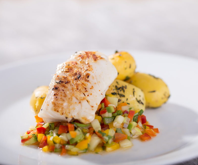 Baked Cod with Cucumber-Dill Salsa - Kidney Kitchen
