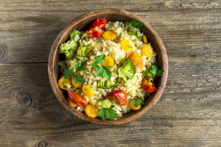 Bulgur Vegetable Salad - Kidney Kitchen
