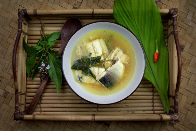 Fish Simmered with Ginger and Tomatoes (Pesang Isda) - Kidney Kitchen
