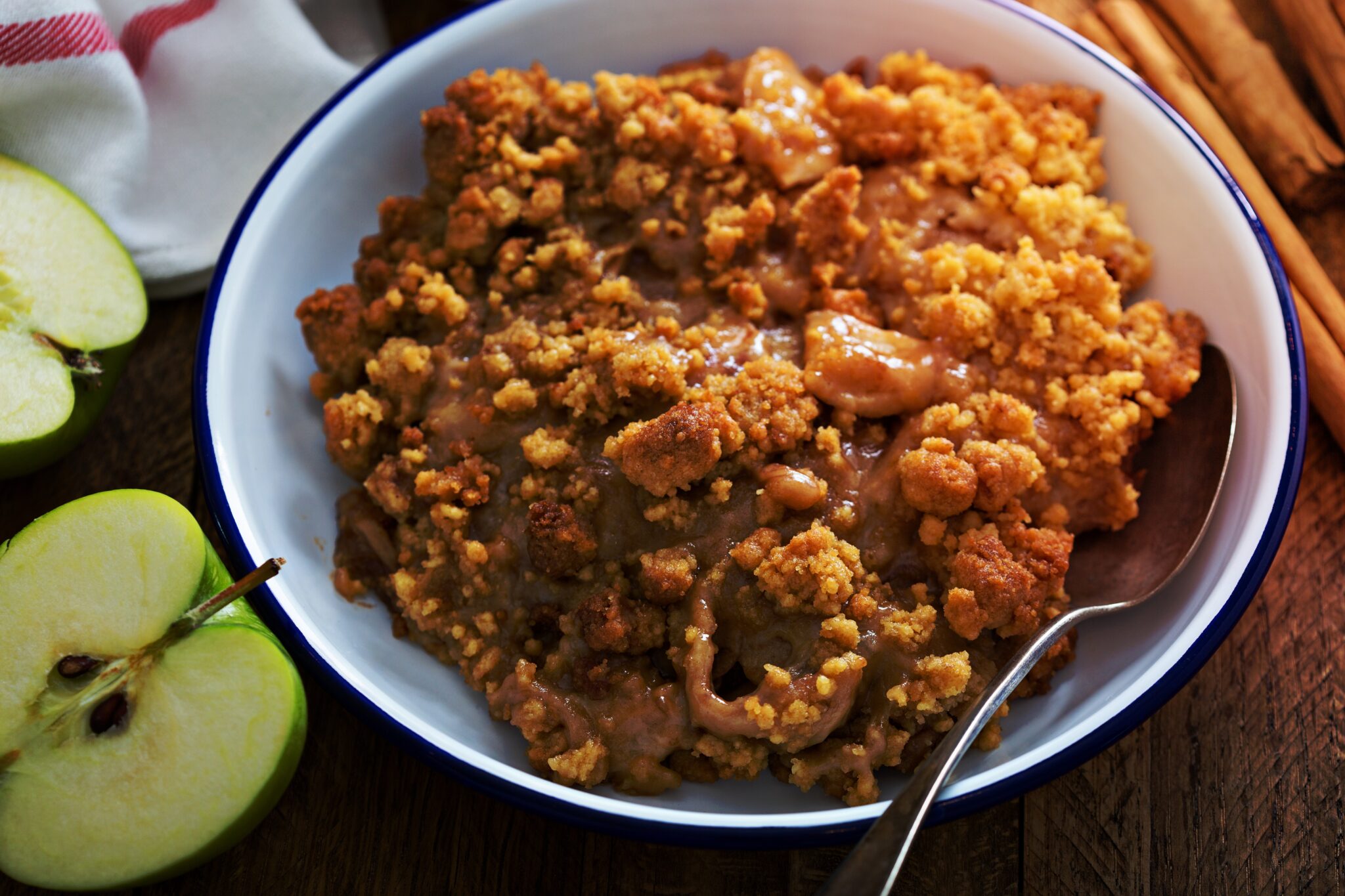 Caramel Apple Crumble - Kidney Kitchen