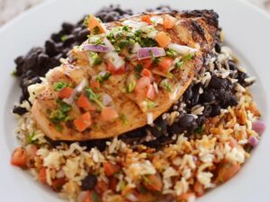 Carnival Chicken with Peppers and Rice - Kidney Kitchen