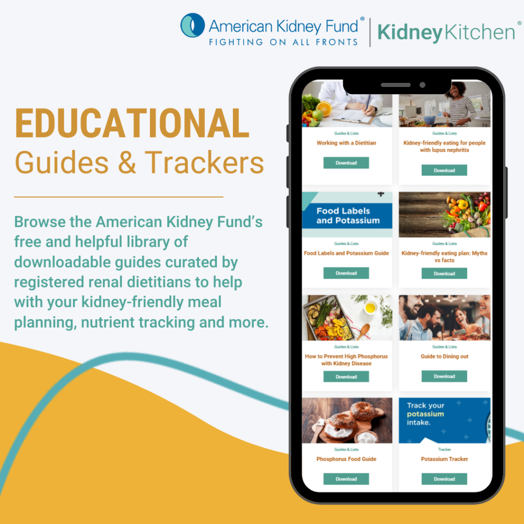 Diet & Nutrient Guides - Kidney Kitchen
